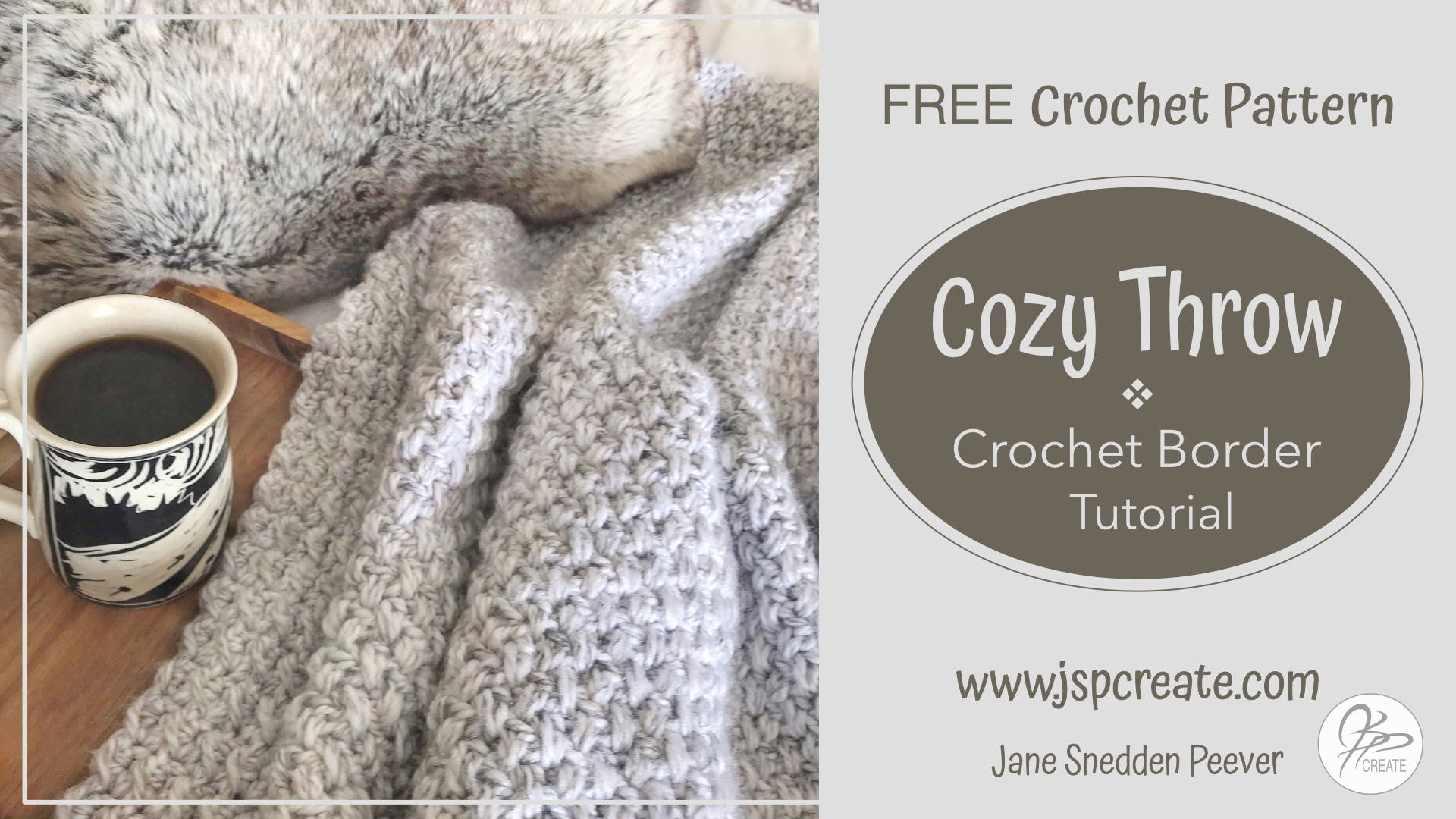 Cozy Throw Free Crochet Pattern - JSPCREATE