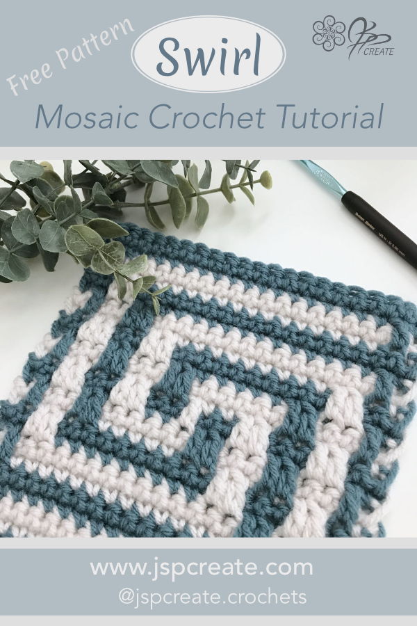 Make A Swirly Mosaic Crochet Pattern ( With Free Chart ) - JSPCREATE