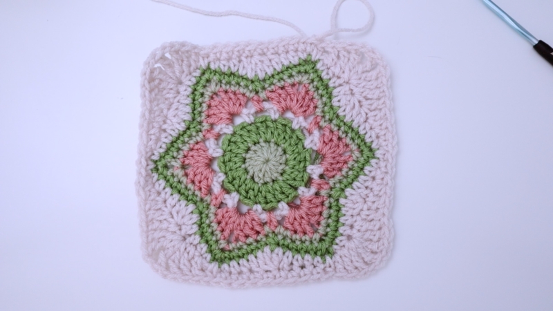 The Sage Granny Square | Stylish Petals - JSPCREATE